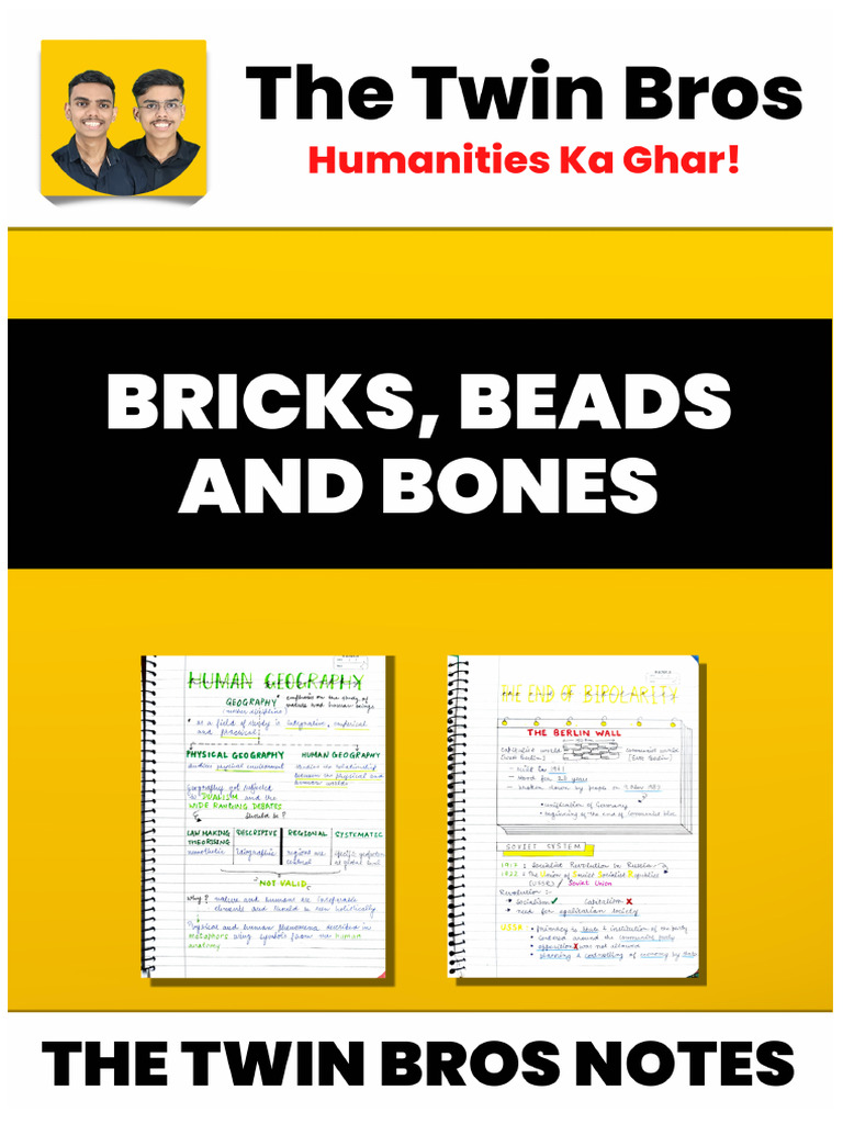 Harappan Civilization: Bricks, Beads, and Bones | PDF