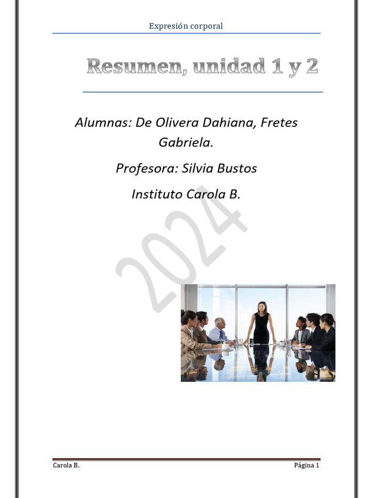 Expresión Corporal y Autoimagen Emocional | PDF | Las emociones ...