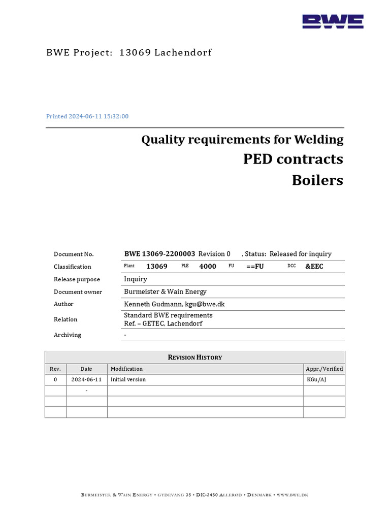 Quality Requirements, Welding | PDF | Welding | Construction