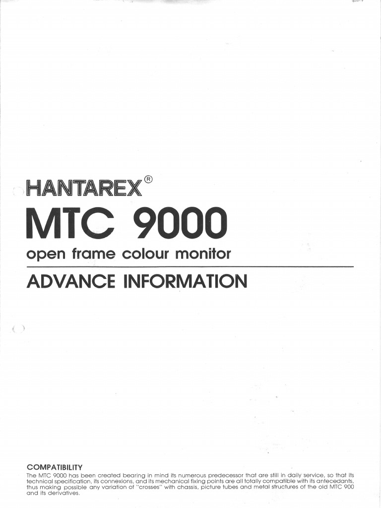 MTC 9000 | PDF | Power Supply | Electrical Engineering