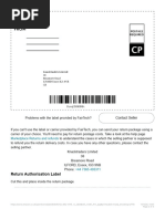 Tredz Returns Form A4 v28b RB Web | PDF | Mail | Consumer Goods