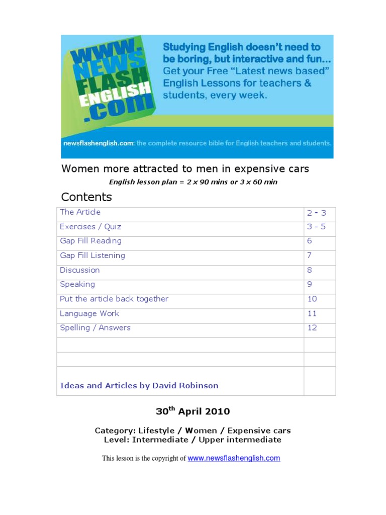 English Worksheet | PDF | Stereotypes | United Kingdom
