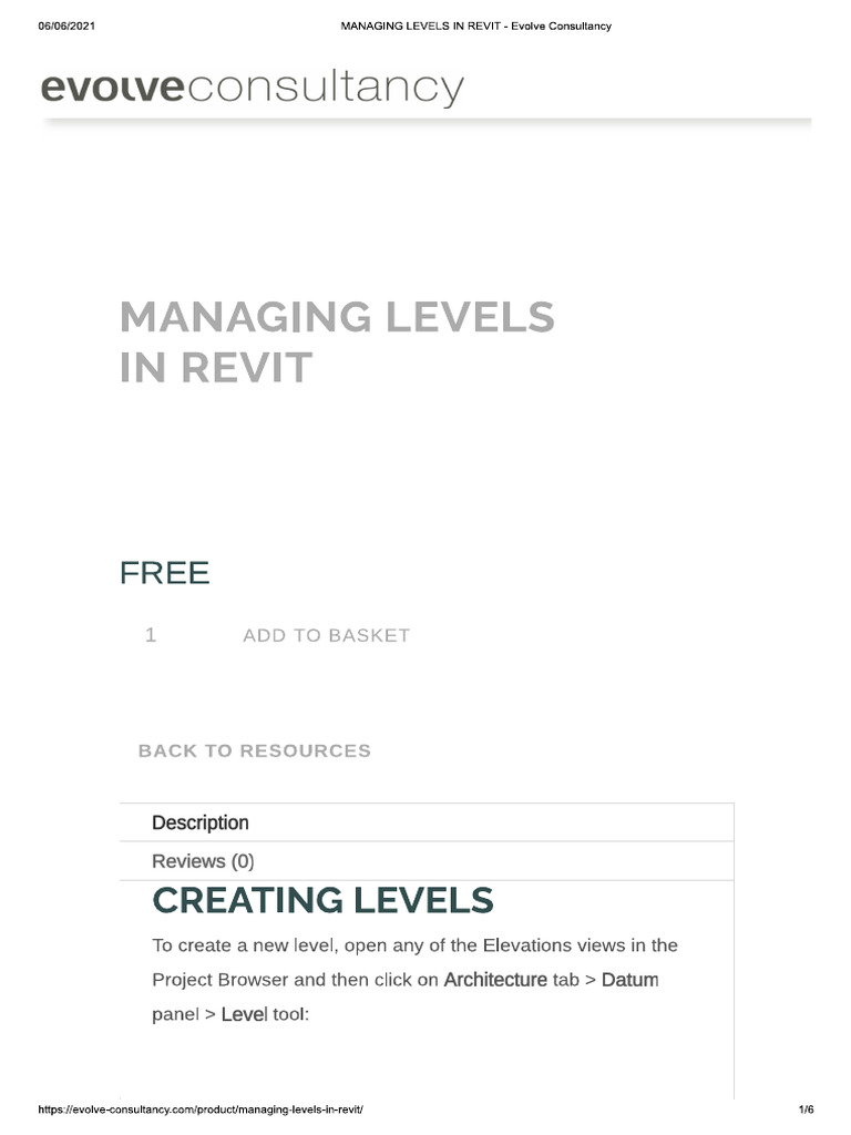 Level Revit | PDF