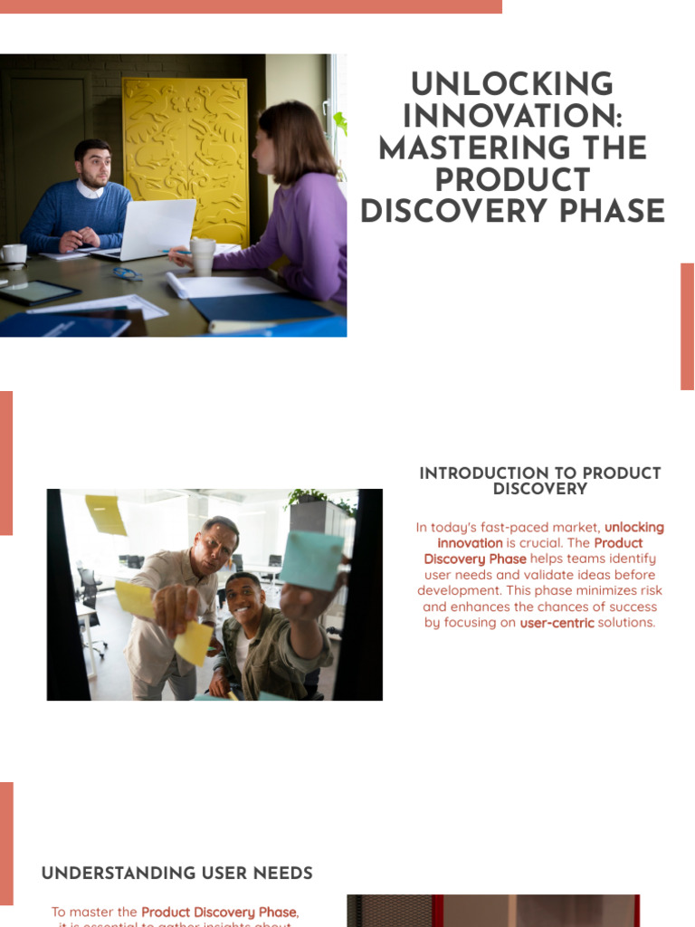 Slidesgo Unlocking Innovation Mastering The Product Discovery Phase ...