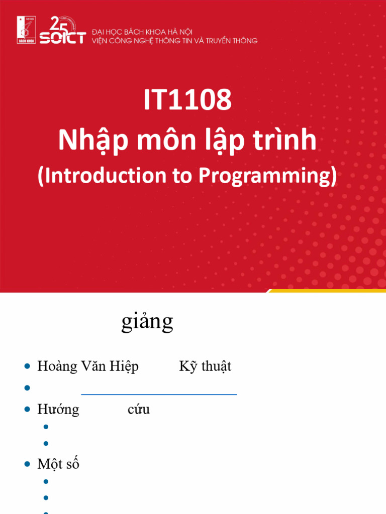 Bài 01. T NG Quan | PDF