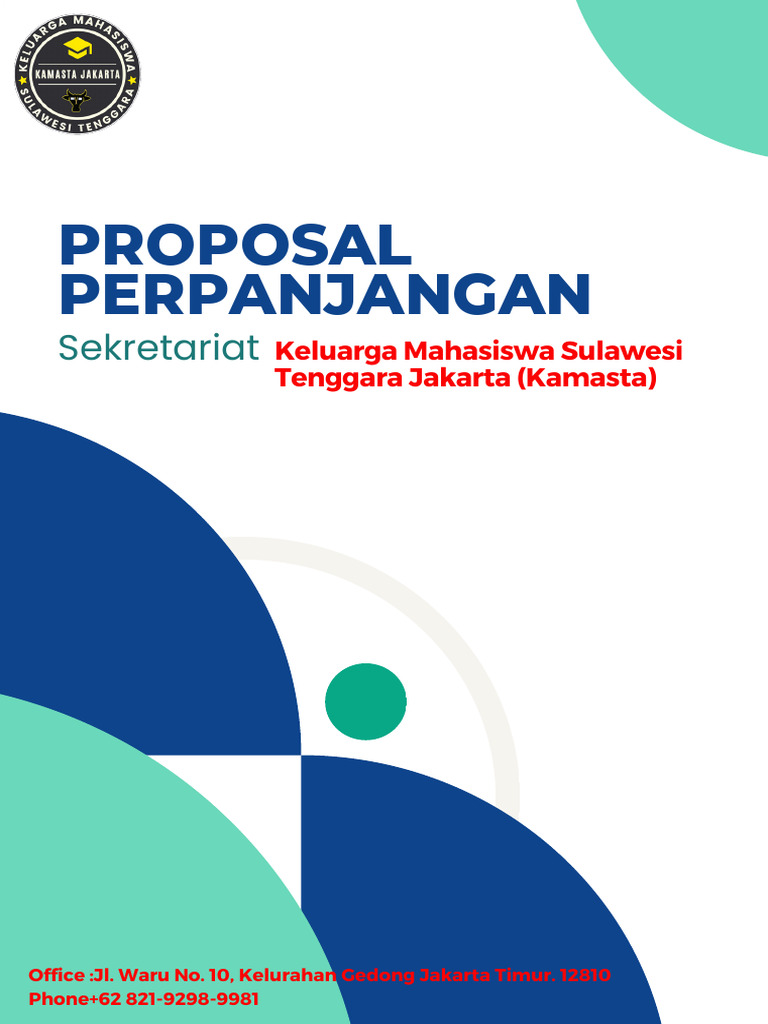 Proposal Perpanjangan Sekretariat Kamasta | PDF
