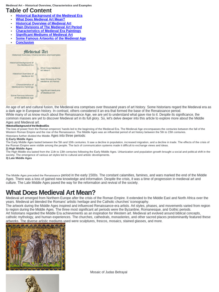 Medieval Art | PDF | Medieval Art | Mosaic