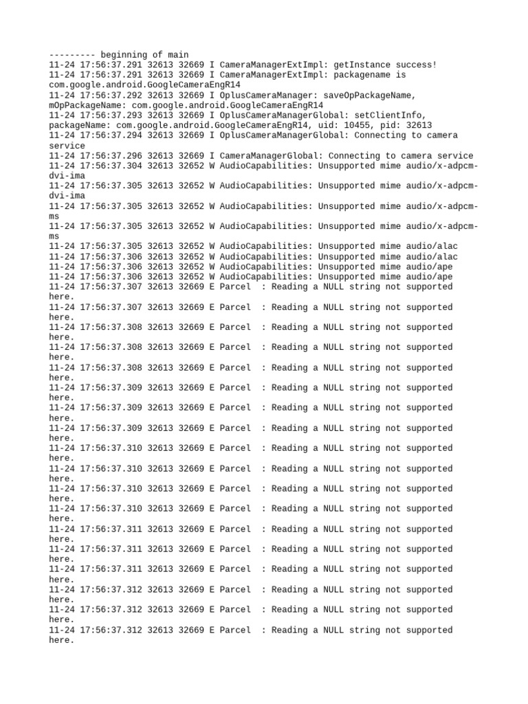 Log Cat 1732451197190 | PDF | Computer Programming | Software Engineering
