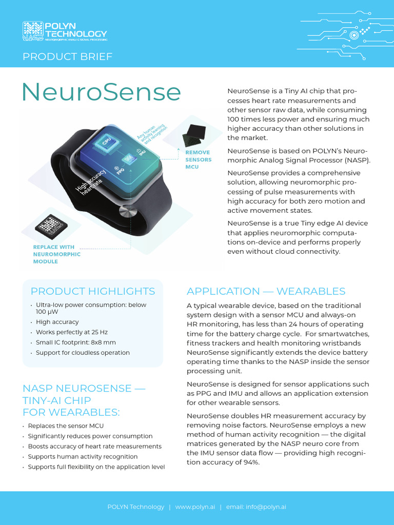NeuroSense V222 | PDF | Sensor | Central Processing Unit