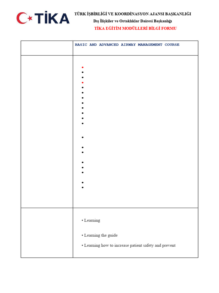 Basic and Advanced Airway Management Course | PDF | Health Care ...