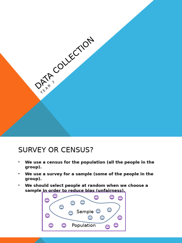 Data Collection Introduction v2 | PDF | Sampling (Statistics) | Statistics Data Collection Introduction v2 | PDF | Sampling (Statistics) | Statistics