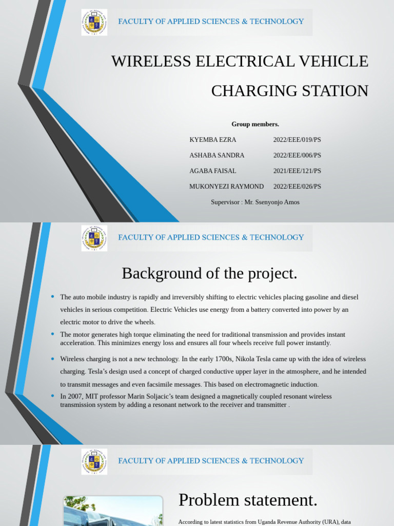 Wireless EV Charging Station Design | PDF | Electric Vehicle ...