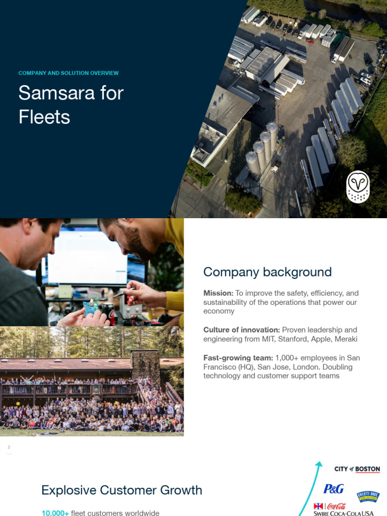 Samsara For Fleets Presentation | PDF | Computing
