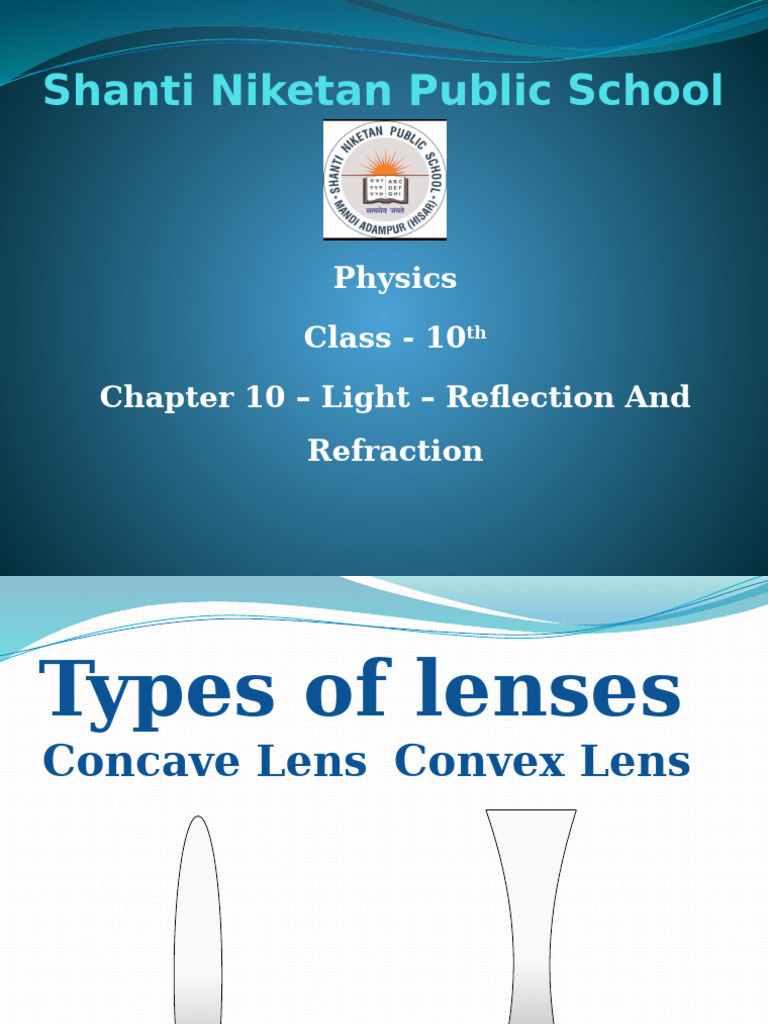 Light Reflection & Refraction in Lenses | PDF
