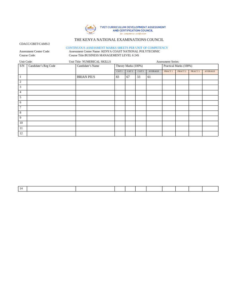 Numerical Skills | PDF