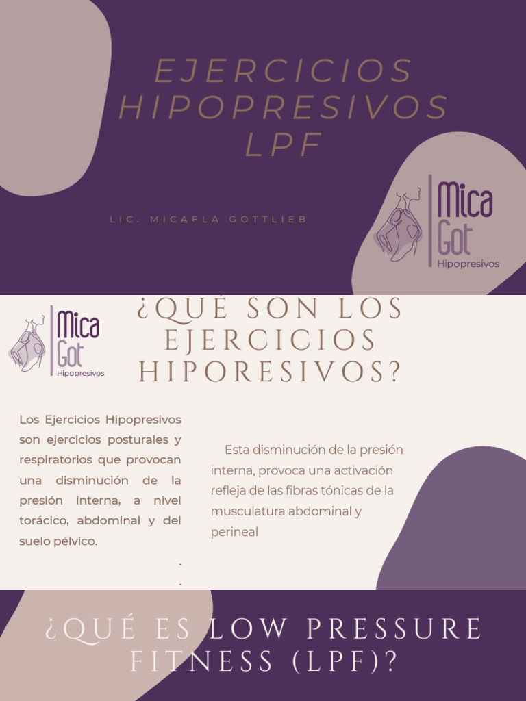 Ejercicios Hipopresivos: Beneficios y LPF | PDF | Salud y bienestar | Ciencia y matemáticas