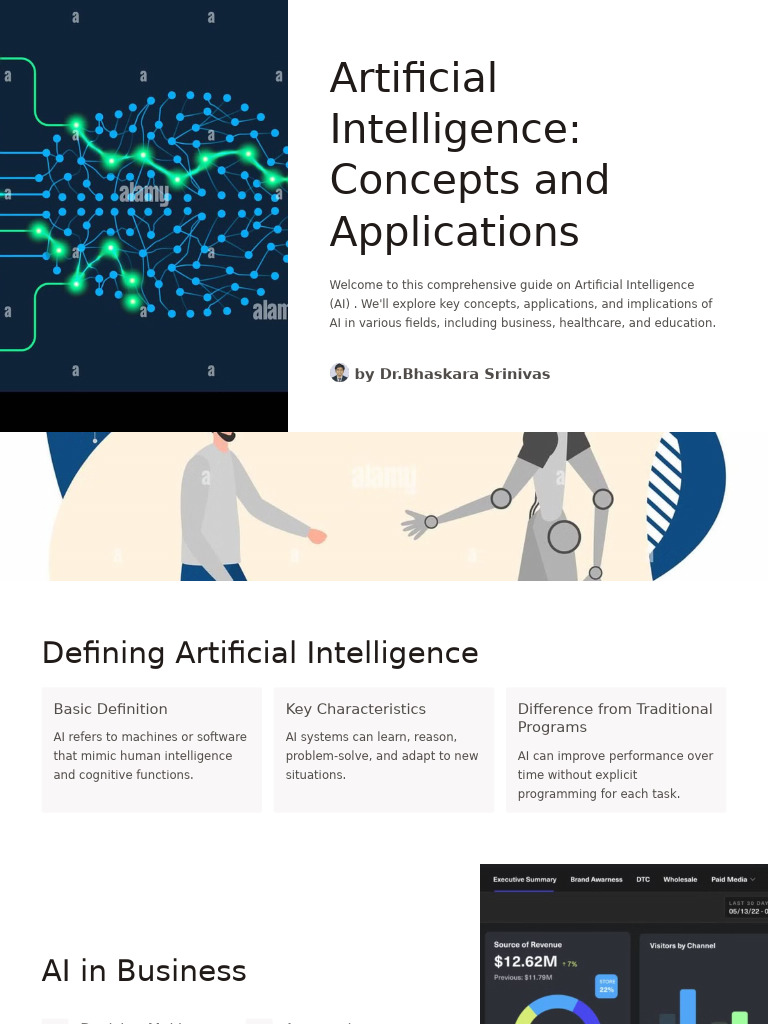 Artificial Intelligence Concepts and Applications | PDF | Machine ...