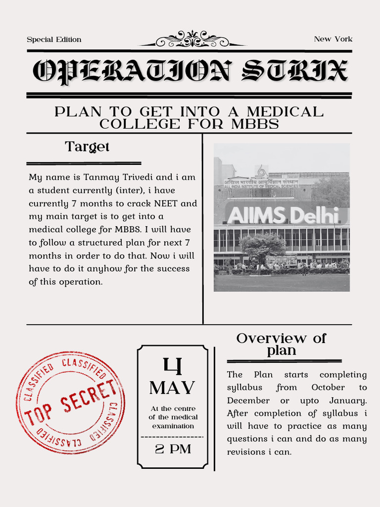 OPERATION STRIX | PDF | Tests | Schools