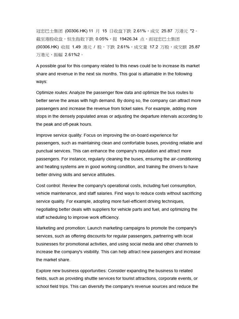 BA HW | PDF | Business | Finance & Money Management