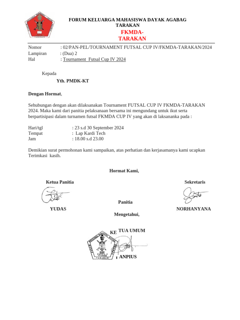Formulir Pmdk Kt Pdf