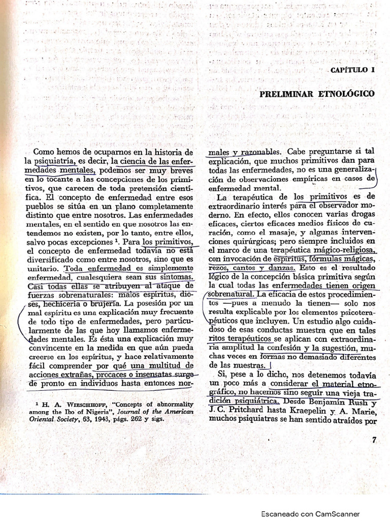 1 - Ackernecht Breve Historia de La Psiquiatria | PDF