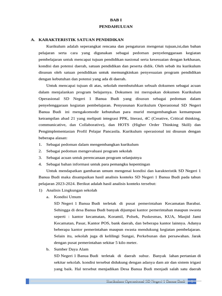 Isi Kosp Banua Budi 2024 | PDF