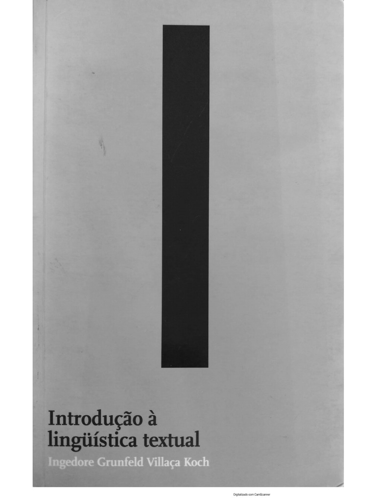 Texto 1 - Introdução À Linguística Textual | PDF