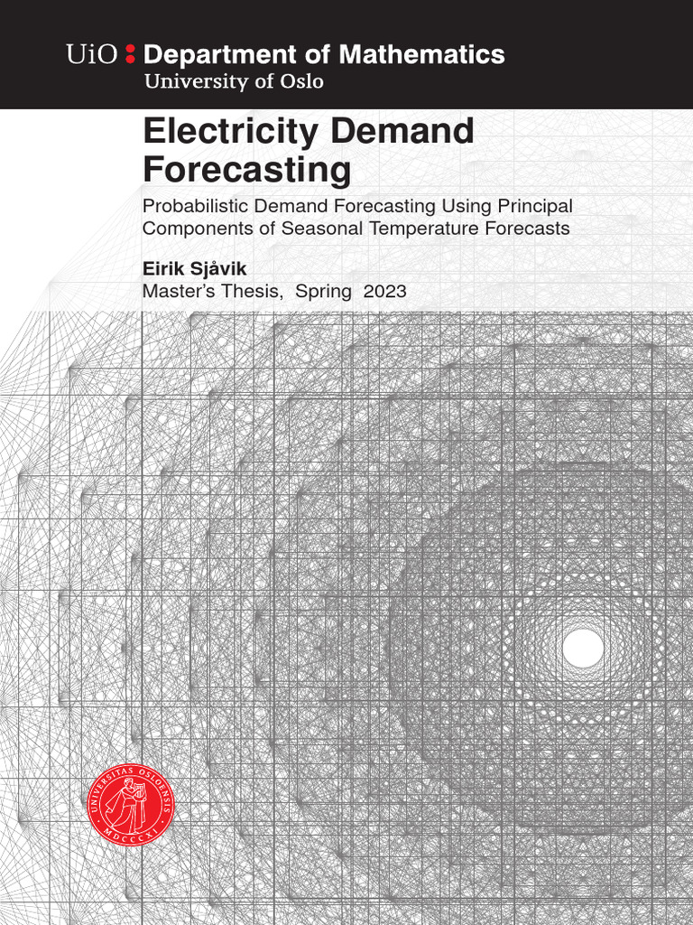 Electricity Demand Forecasting Pdf Numerical Weather Prediction Weather Forecasting