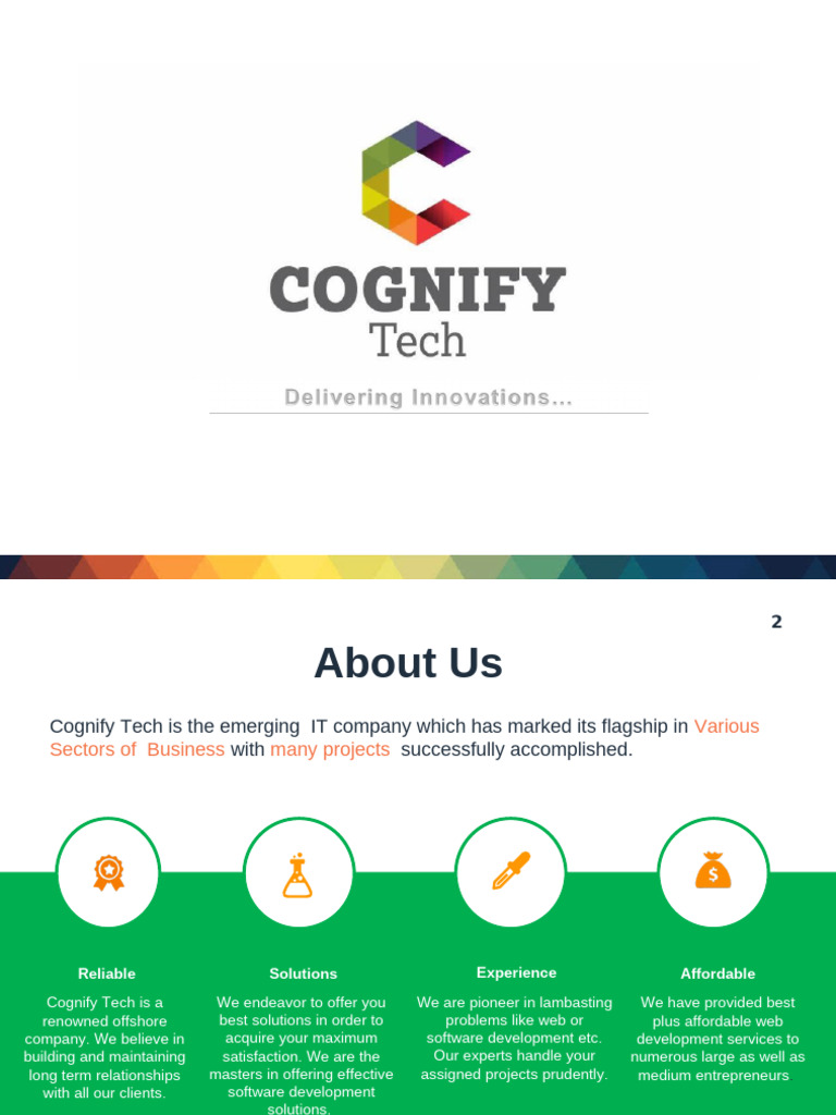 Cognify Tech Ver 3.0 | PDF | Mobile App | Point Of Sale