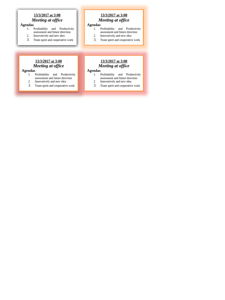 Memo in Office | PDF | Career & Growth