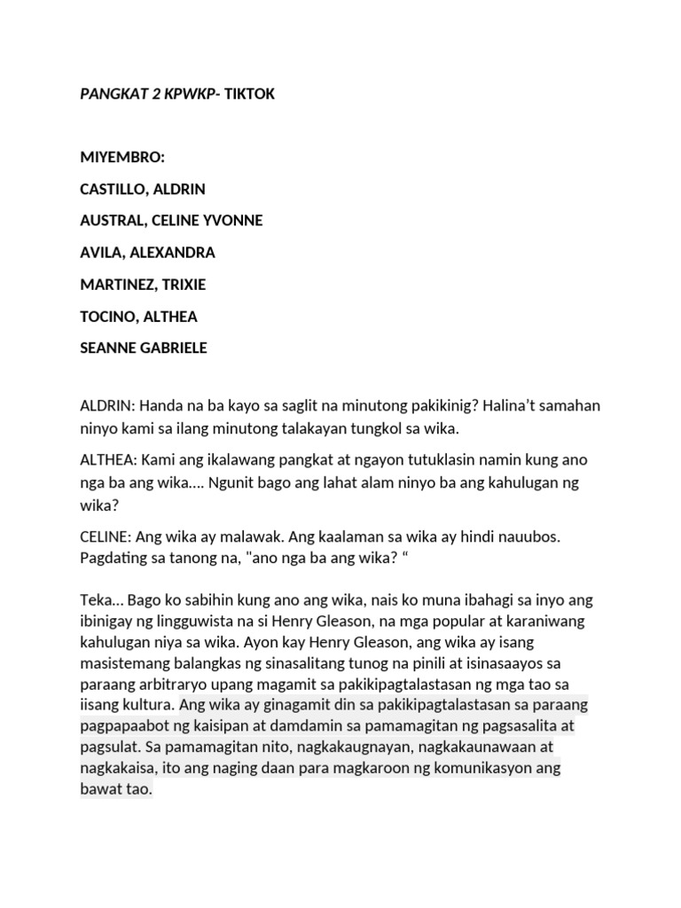 Pangkat 2 KPWKP | PDF