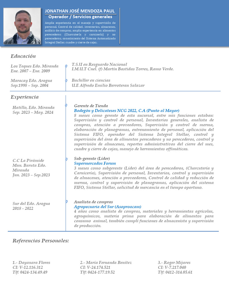 Arg. Curriculum Paul 2024 | PDF