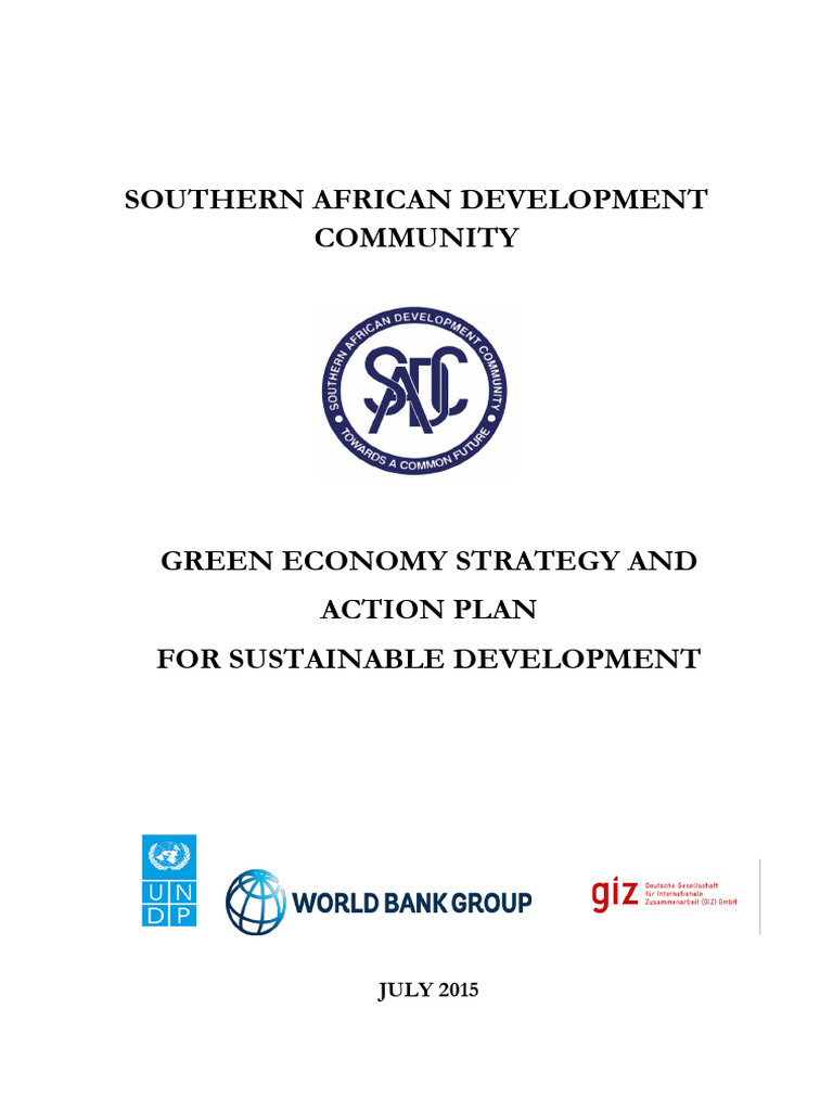 SADC Green Economy Strategy and Action Plan-English | PDF ...