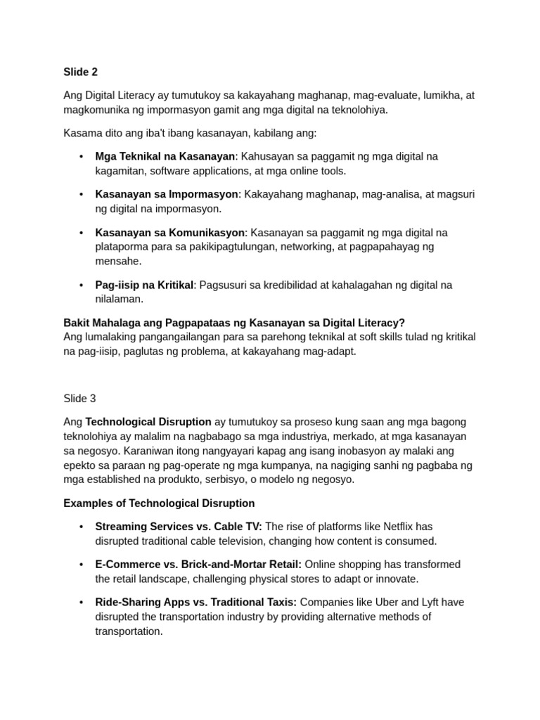 Designing Effective Upskilling Programs For Digital Literacy Tagalog | PDF