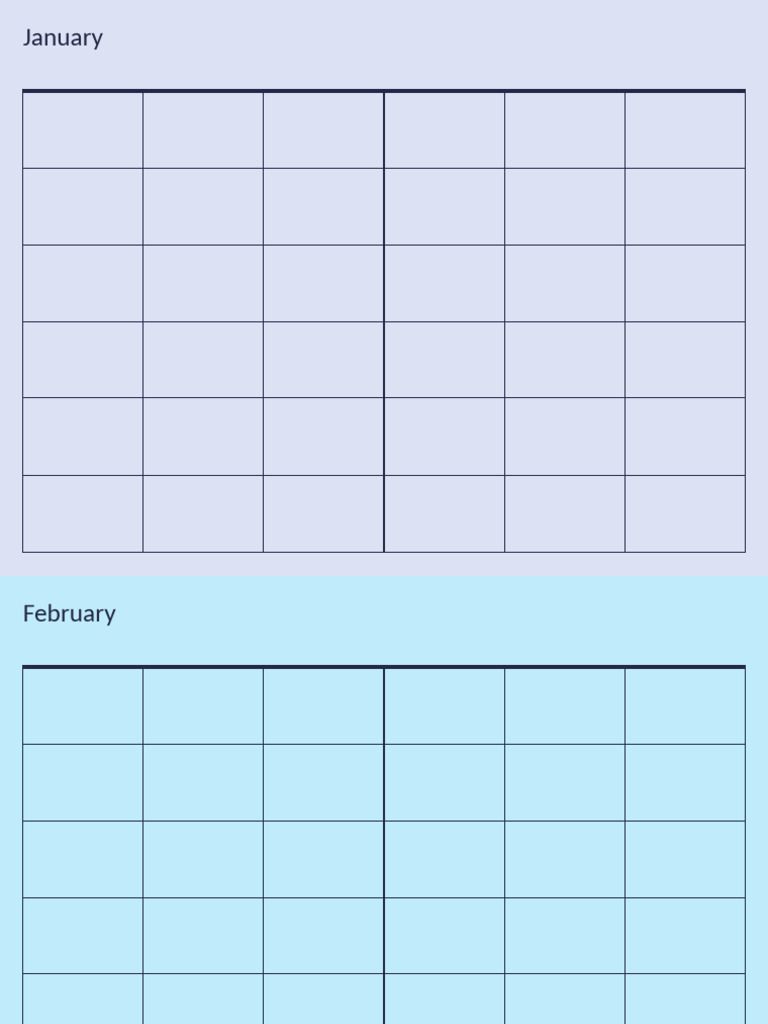 Pastel Wall Calendar | PDF