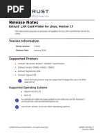 Entrust XPS Card Printer Driver 8.5 Release Notes | PDF | Microsoft ...