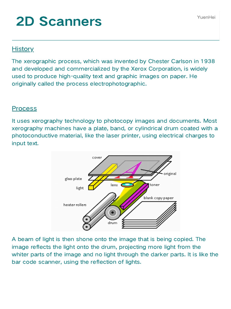 2D Scanners | PDF | Computers