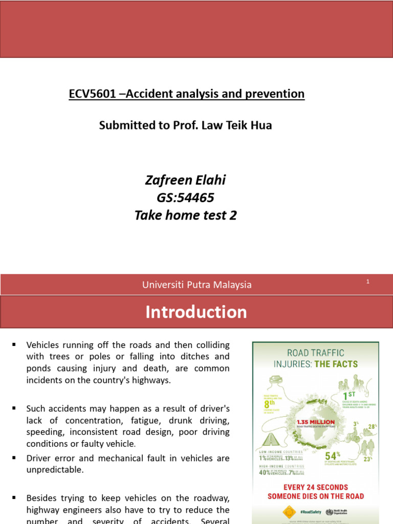 TTake Home Test-2 Road Safety | PDF | Traffic Collision | Road
