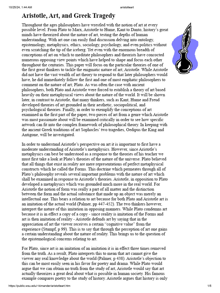 Aristotle | PDF | Oedipus | Sophocles