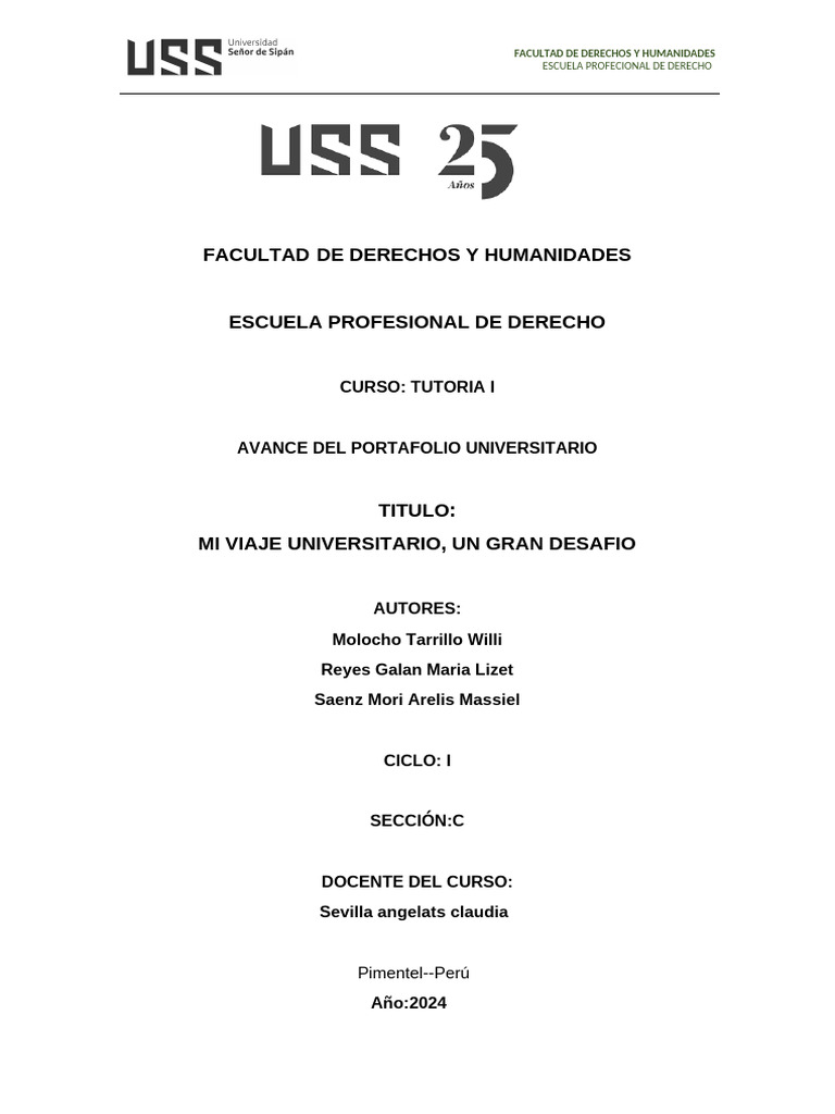 Tutoria RA1 09-10-24 | PDF | Mente | Sicología