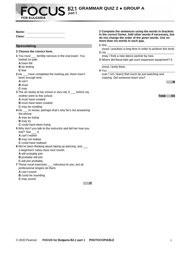 Grammar_Quiz_2_A | PDF