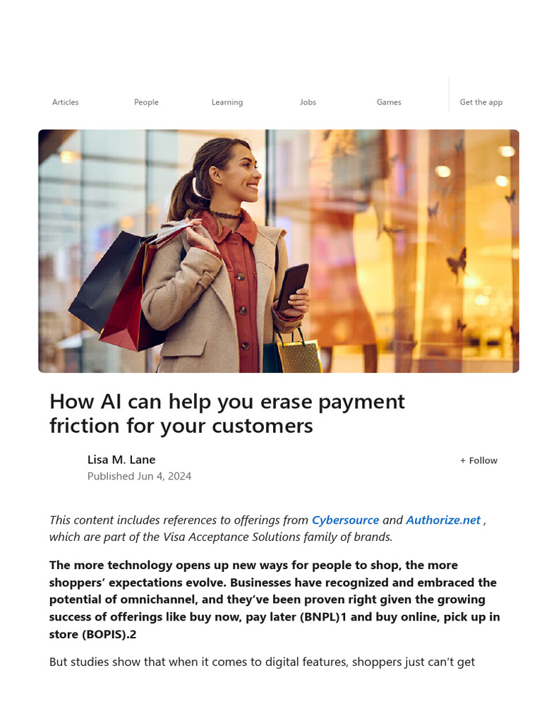 Ai Can Help You Erase Payment Friction Your Customers | PDF | Business ...