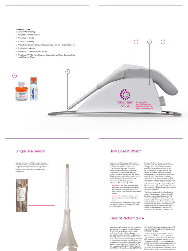 TRU Product Brochure | PDF | Cervical Cancer | Clinical Medicine