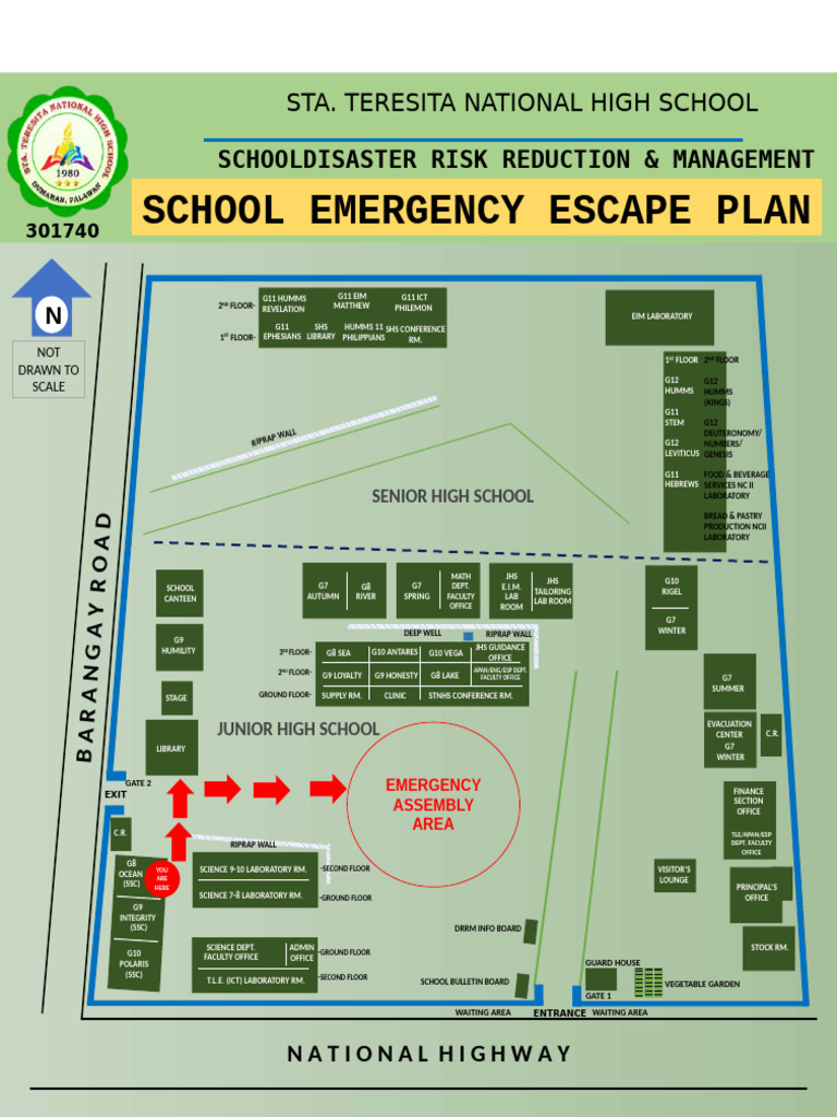 School Emergency Exit Plan | PDF | Economy Related Organizations