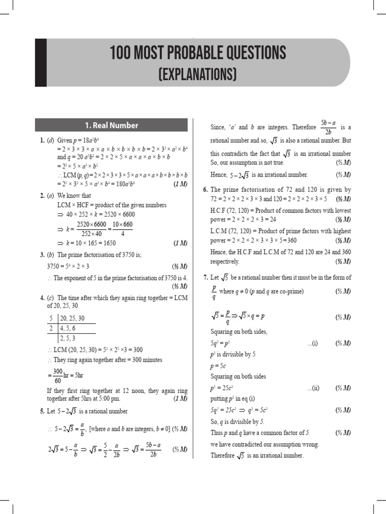 Math Problem Solutions Guide | PDF | Zero Of A Function | Polynomial