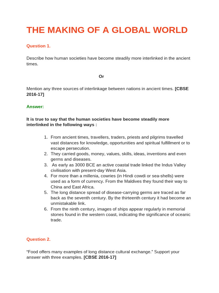 The Making of A Global World ...... | PDF | Trade | Spanish Empire