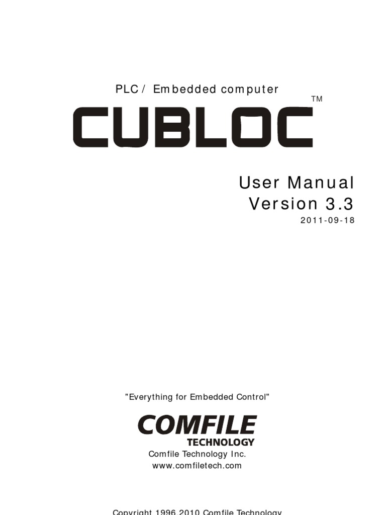 Cub Loc Touch Manual | PDF | Programmable Logic Controller | Automation