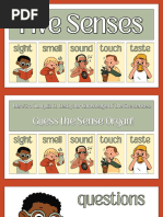 Sense Organs Worksheets for Kids | PDF
