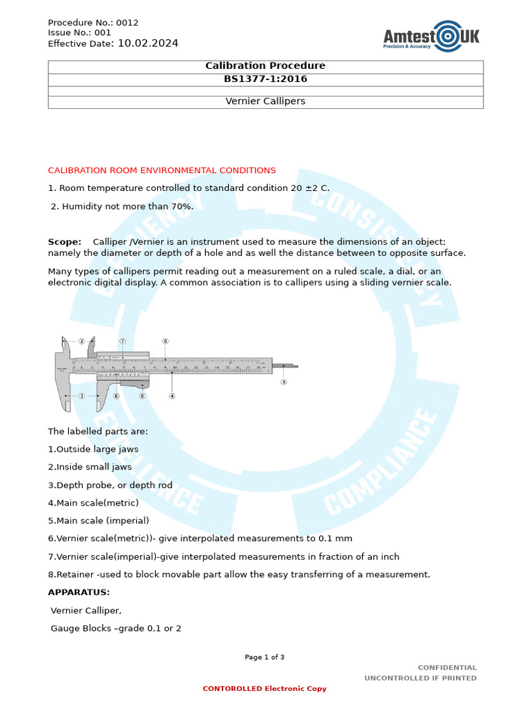 Vernier Calipers | PDF | Metrology