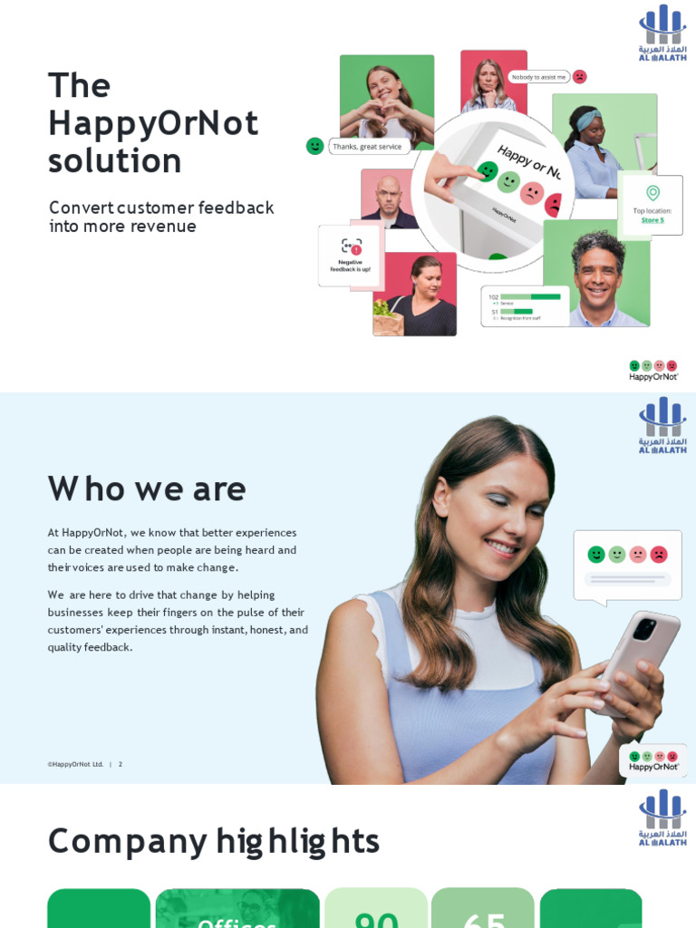 HappyOrNot Presentation All Products 2023 | PDF | Computer Network ...